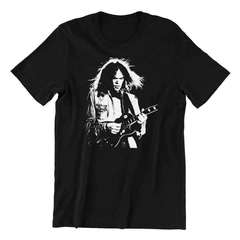 Neil Young T-Shirt - Vintage Rock Graphic Tee – rockviewtees